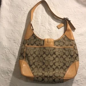 Coach | Bags | Coach Signature Canvas Leather Soho Bag | Poshmark